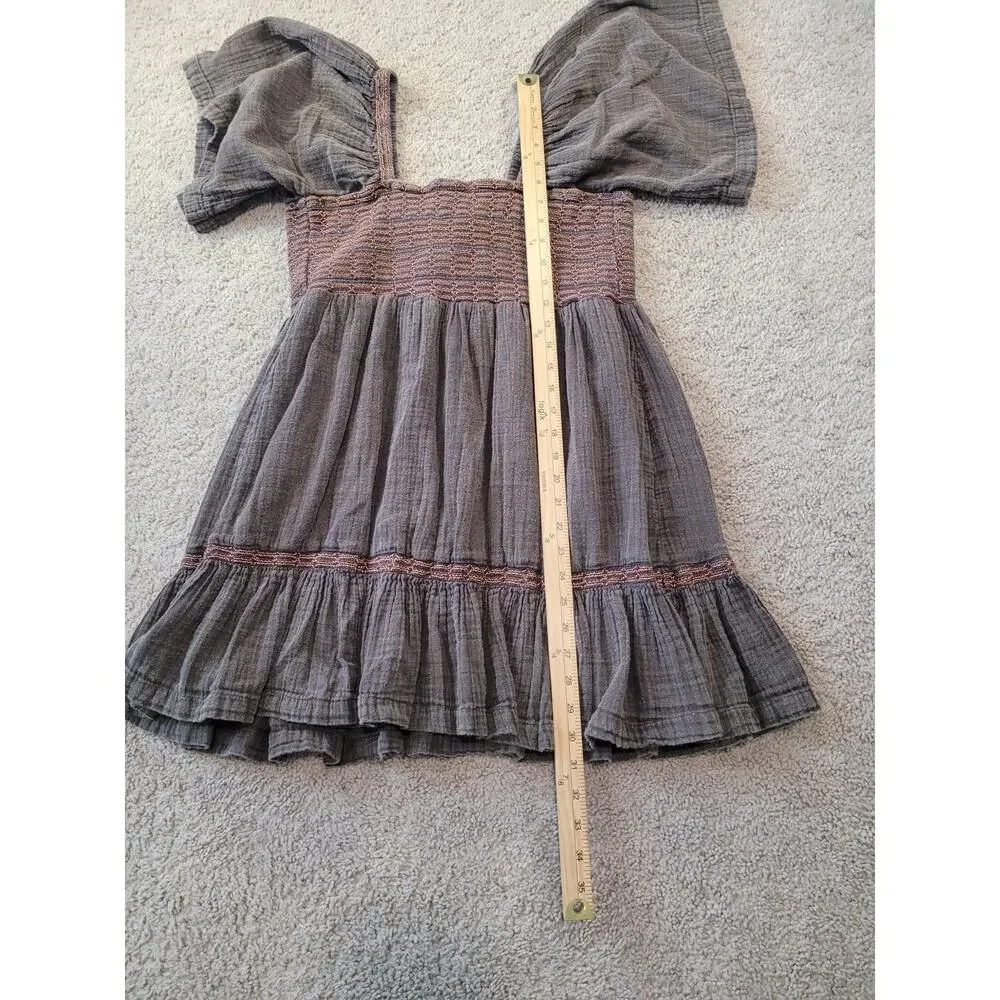 Free People | Dresses | Free People Easy To Love Bubble Mini Dress M ...